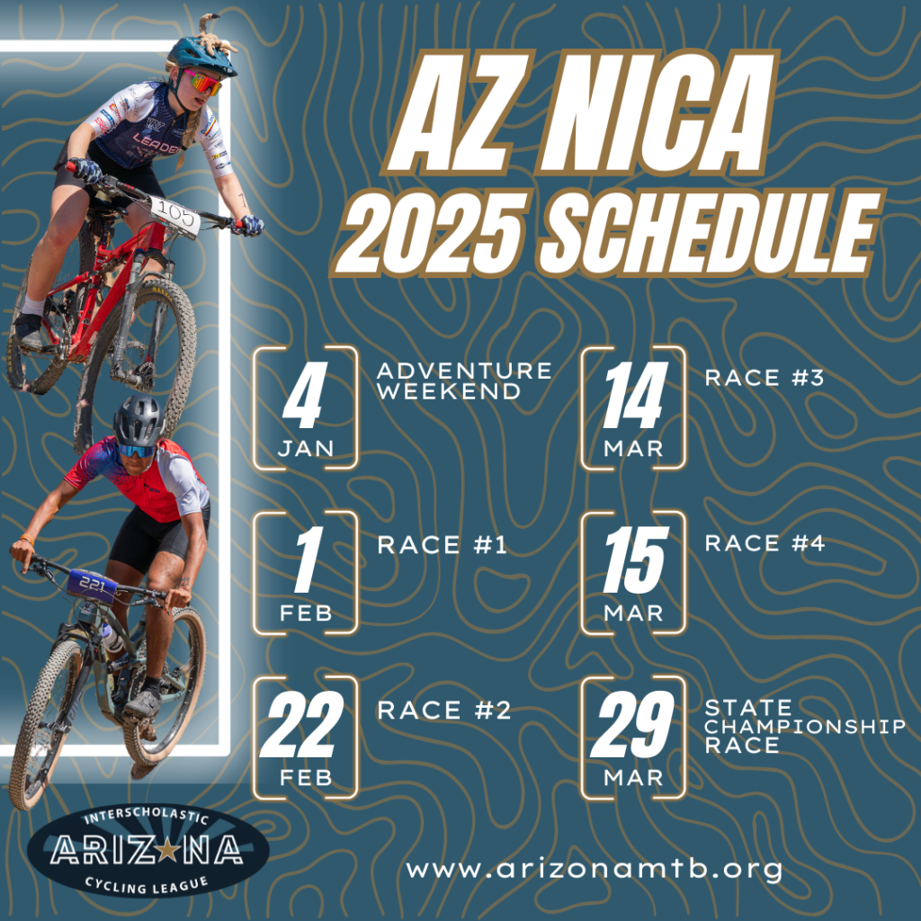 2025 Race Schedule - Arizona Interscholastic Cycling League